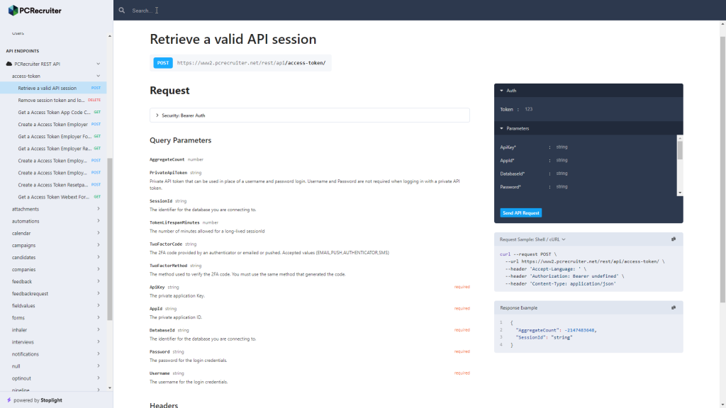 All New PCRecruiter API Documentation - PCRecruiter