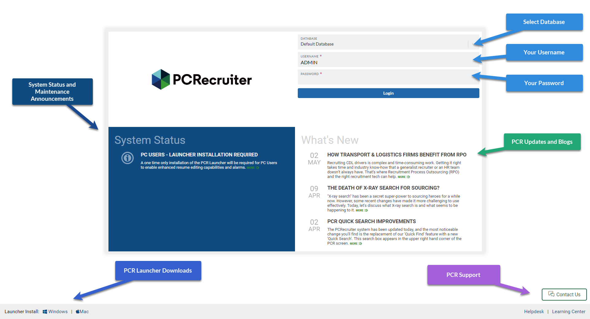 PCR Capture Update 1.10 - PCRecruiter